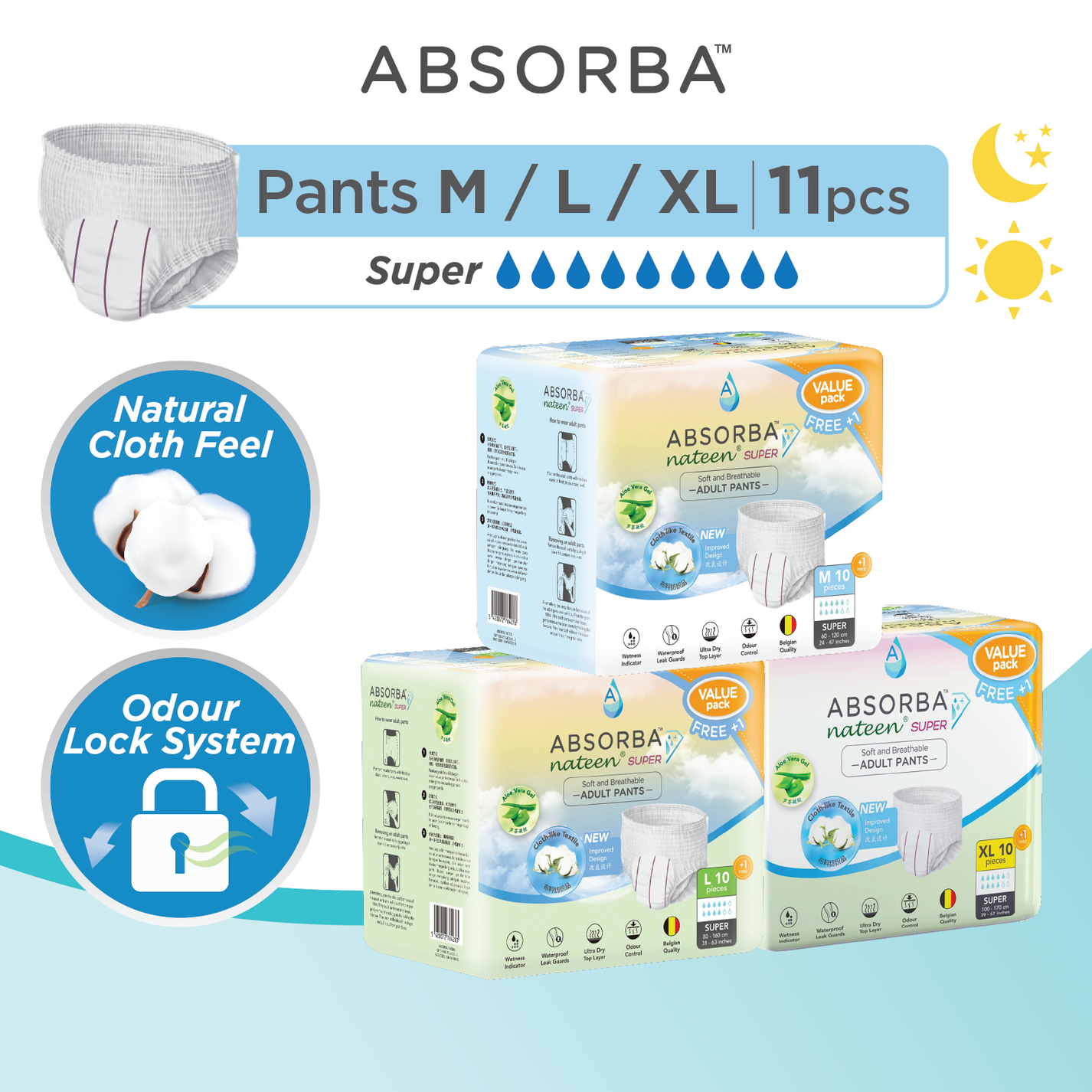 Absorba Nateen Super Pull Up Pants | Absorba Singapore
