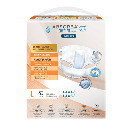 Conti-Fit Soft Adult Diapers – Absorba Singapore