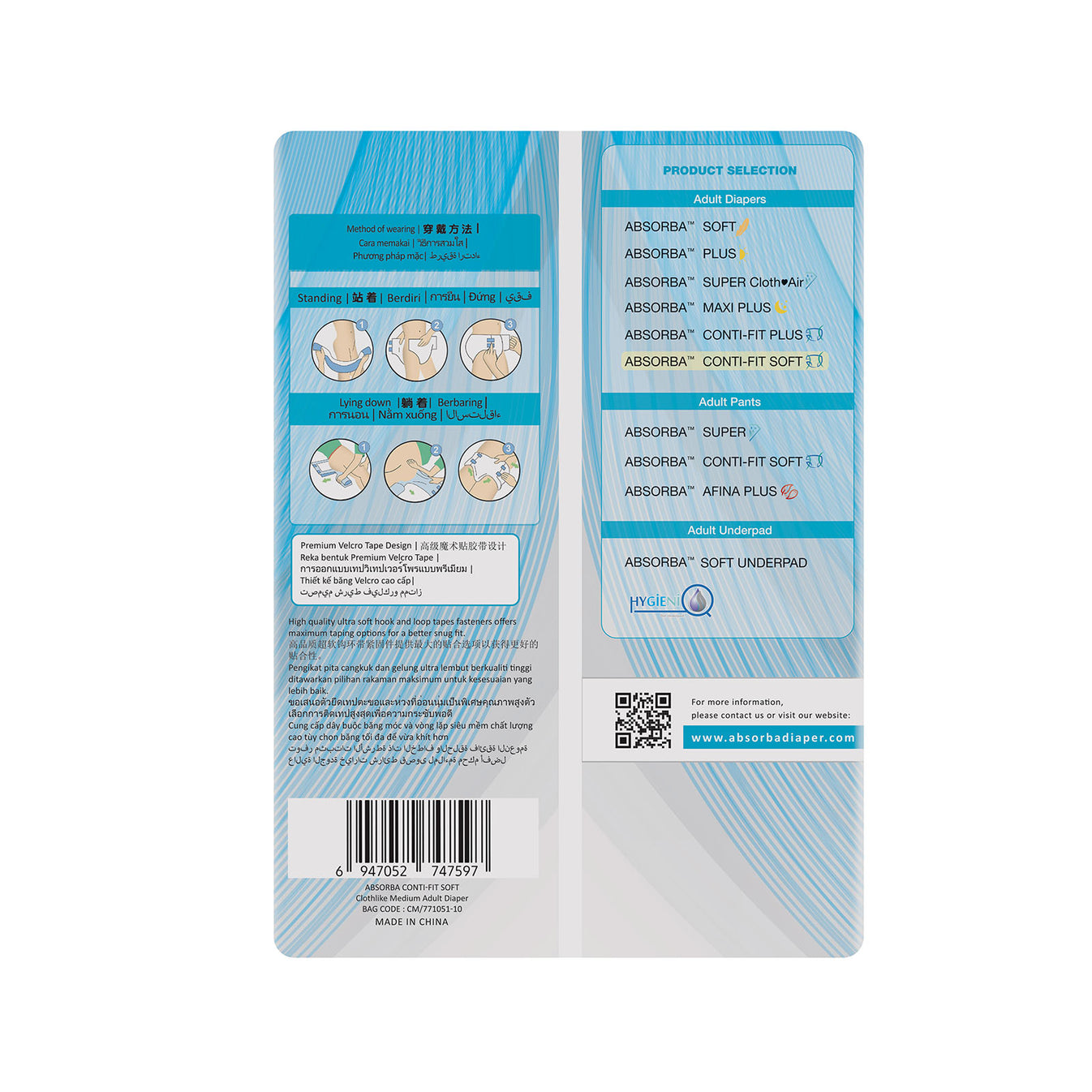 Conti-Fit Soft Adult Diapers – Absorba Singapore