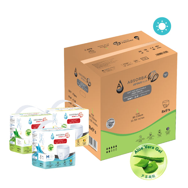 Absorba Afina Plus Pull Up Pants - 10 Pieces | Absorba Singapore